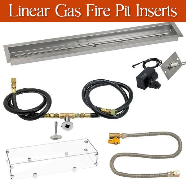 Linear Gas Fire Pit Inserts On Sale | Outdoor Fire and Patio – Outdoor ...