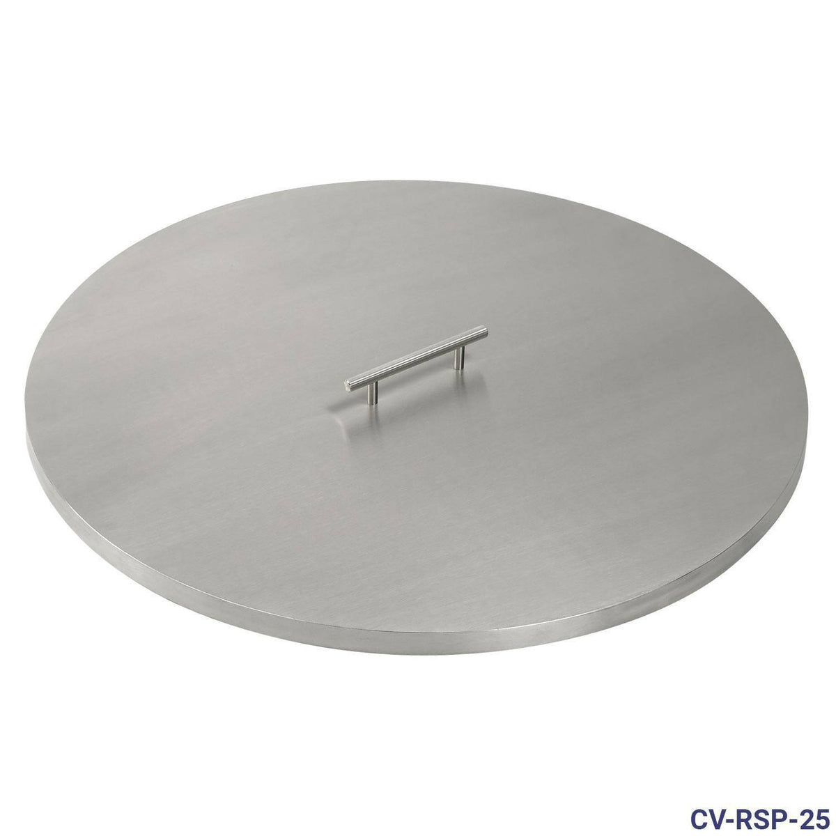 American Fireglass Stainless Steel Round Cover – Outdoor Fire and Patio
