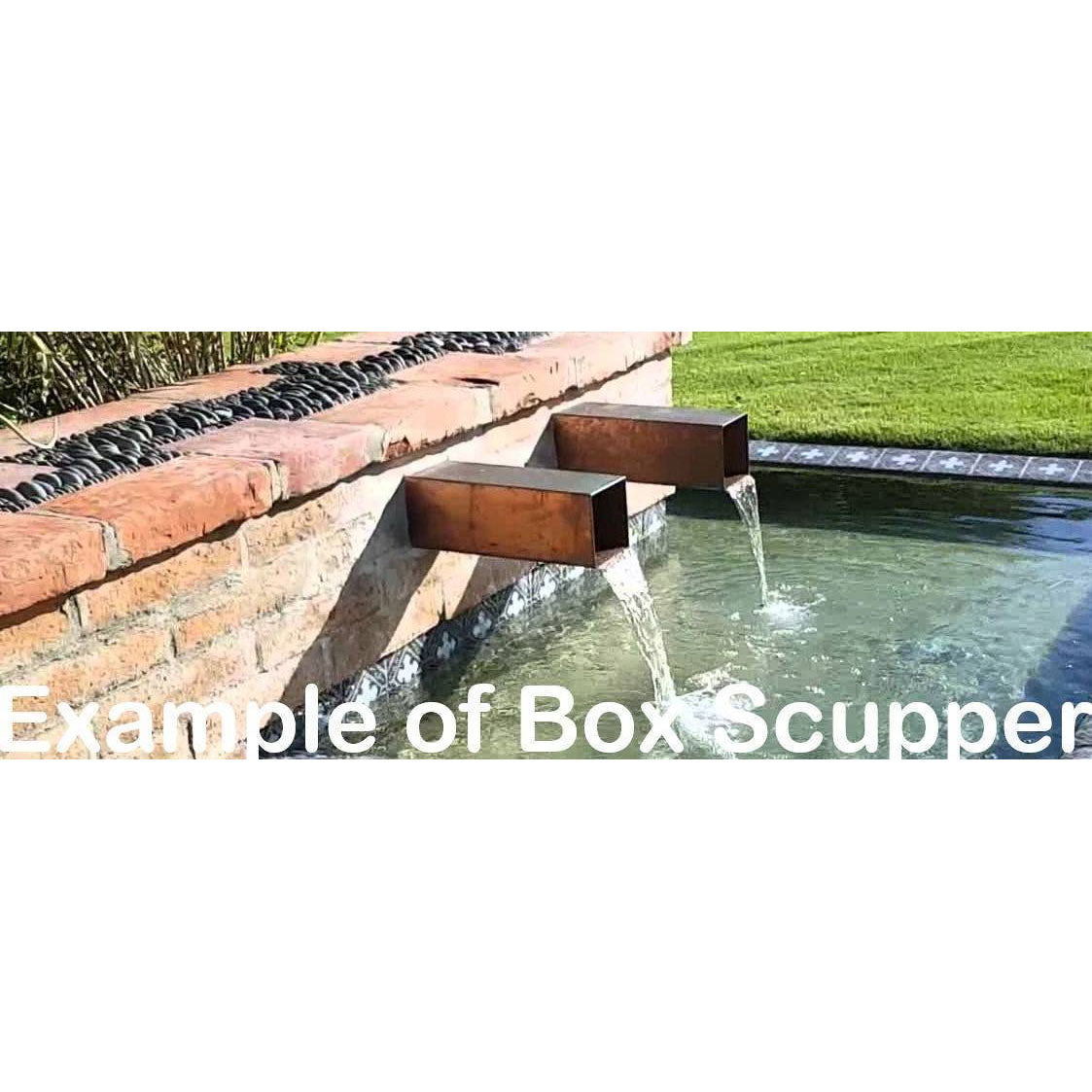 Box Scupper | Starting at – Outdoor Fire and Patio