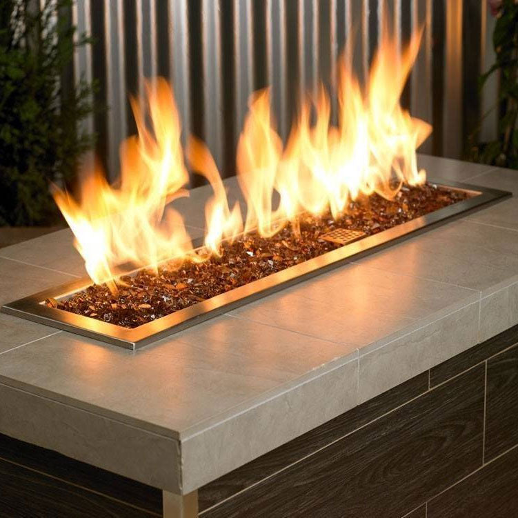 1/4" Copper Fire Glass – Outdoor Fire and Patio