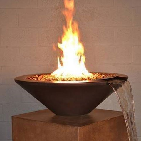 Essex Pool Fire Bowl | Elegant Poolside Fire Feature – Outdoor Fire and ...