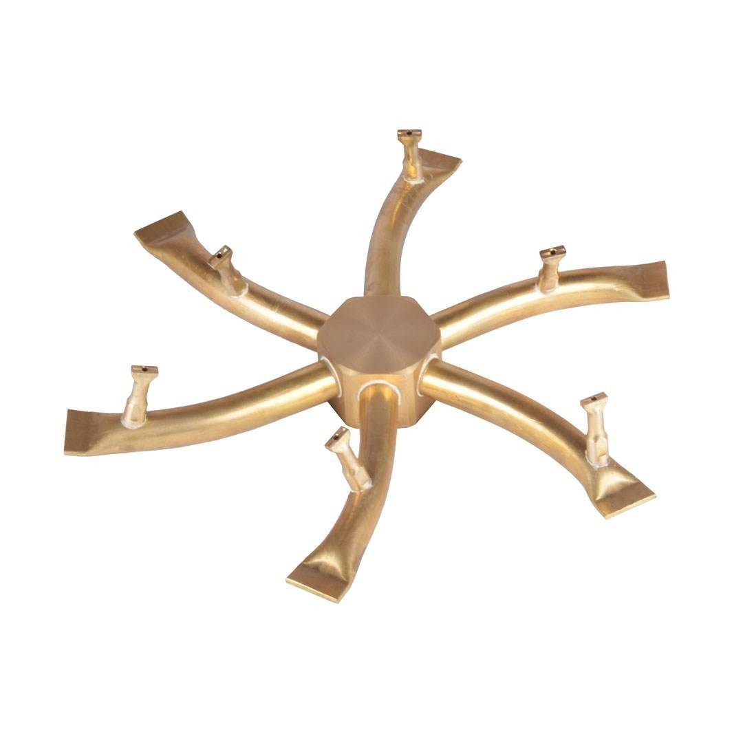 Round Brass Bullet Burner | Premium Fire Feature – Outdoor Fire and Patio